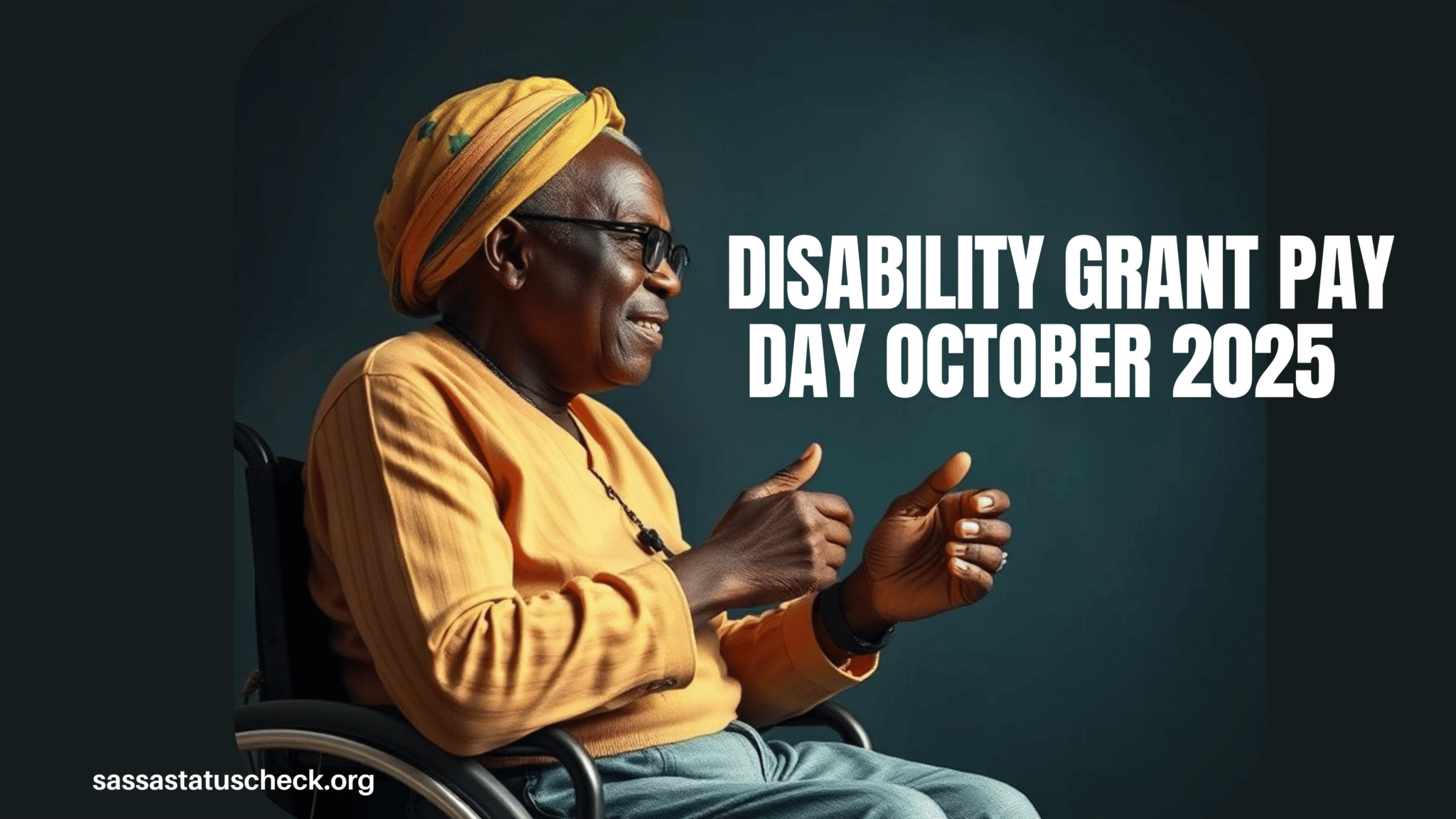Disability Grant Pay Day October 2025 Confirmed - SASSA Status Check