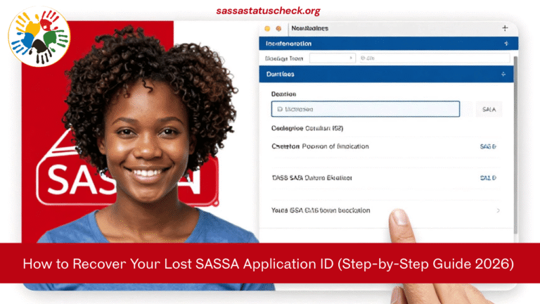 How to Recover Your Lost SASSA Application ID (Step-by-Step Guide 2026 ...